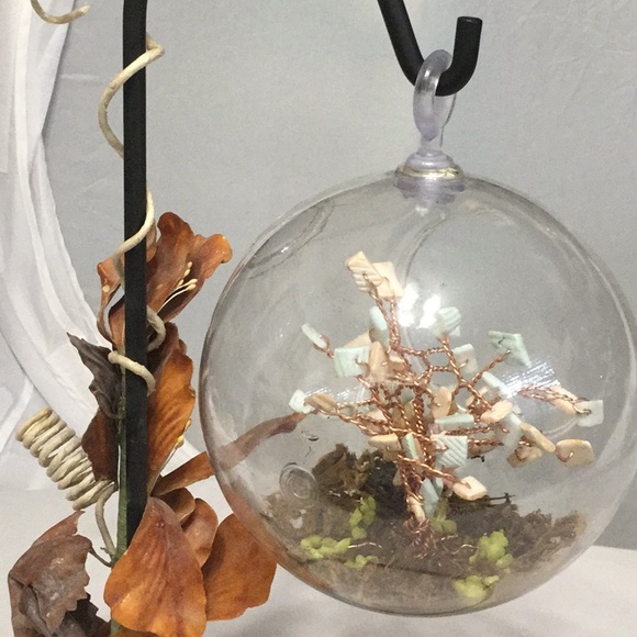 Twisted Forest by Amy | Other | Fairy Orb Copper Tree On Moss With Puka ...